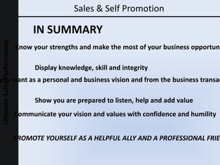 Usp S1 Self Promotion | PPT