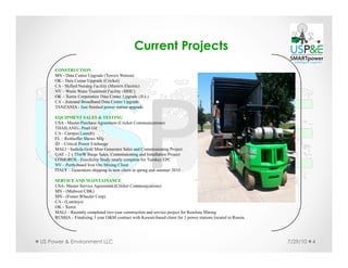 USP&E Diesel Generators Company Overview 2010 | PDF