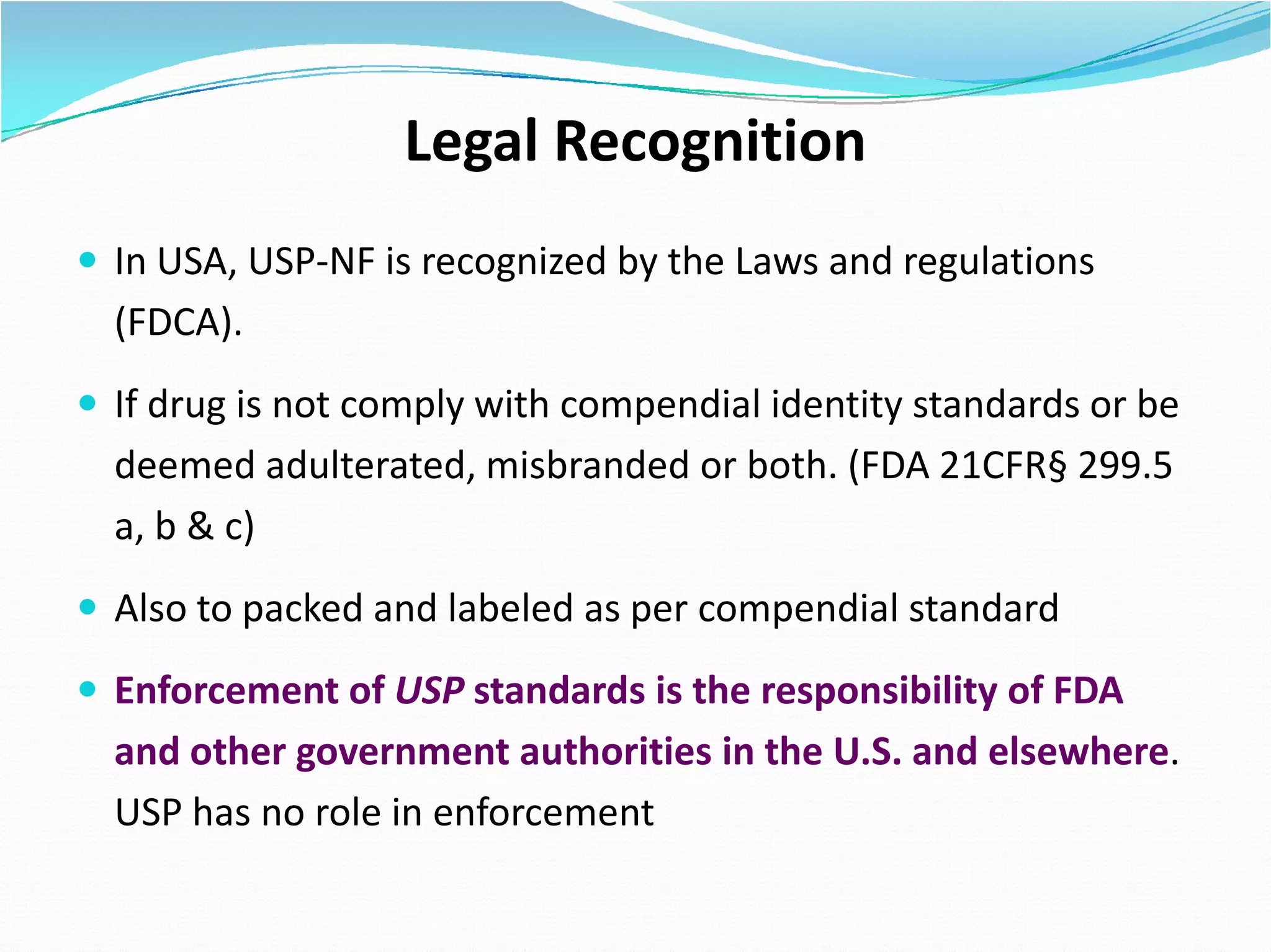 USP General Notices &General Chapters An Overview Dr.A.Amsavel | PDF