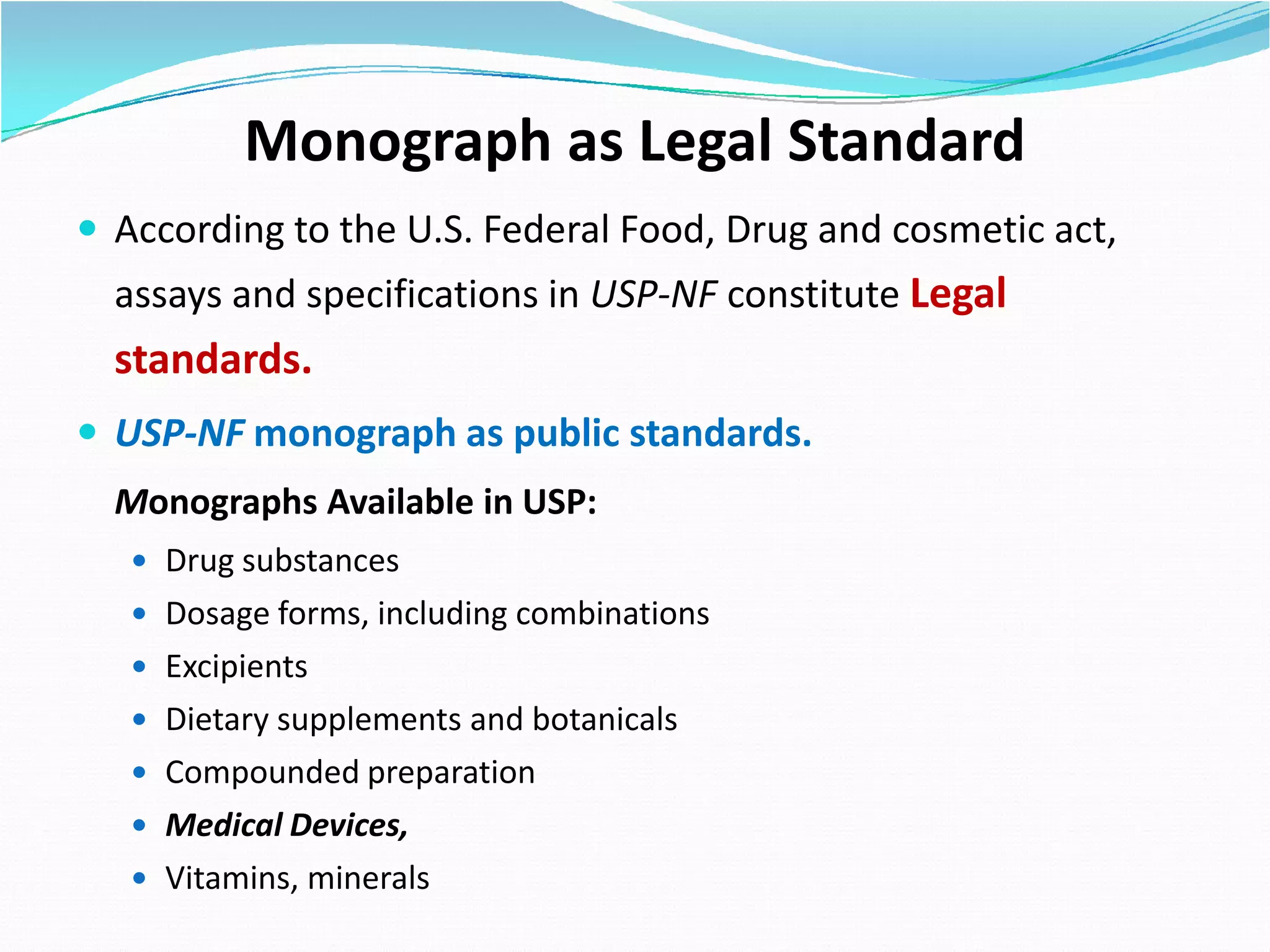 USP General Notices &General Chapters An Overview Dr.A.Amsavel | PDF