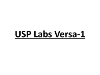 Usp labs versa 1 | PPT