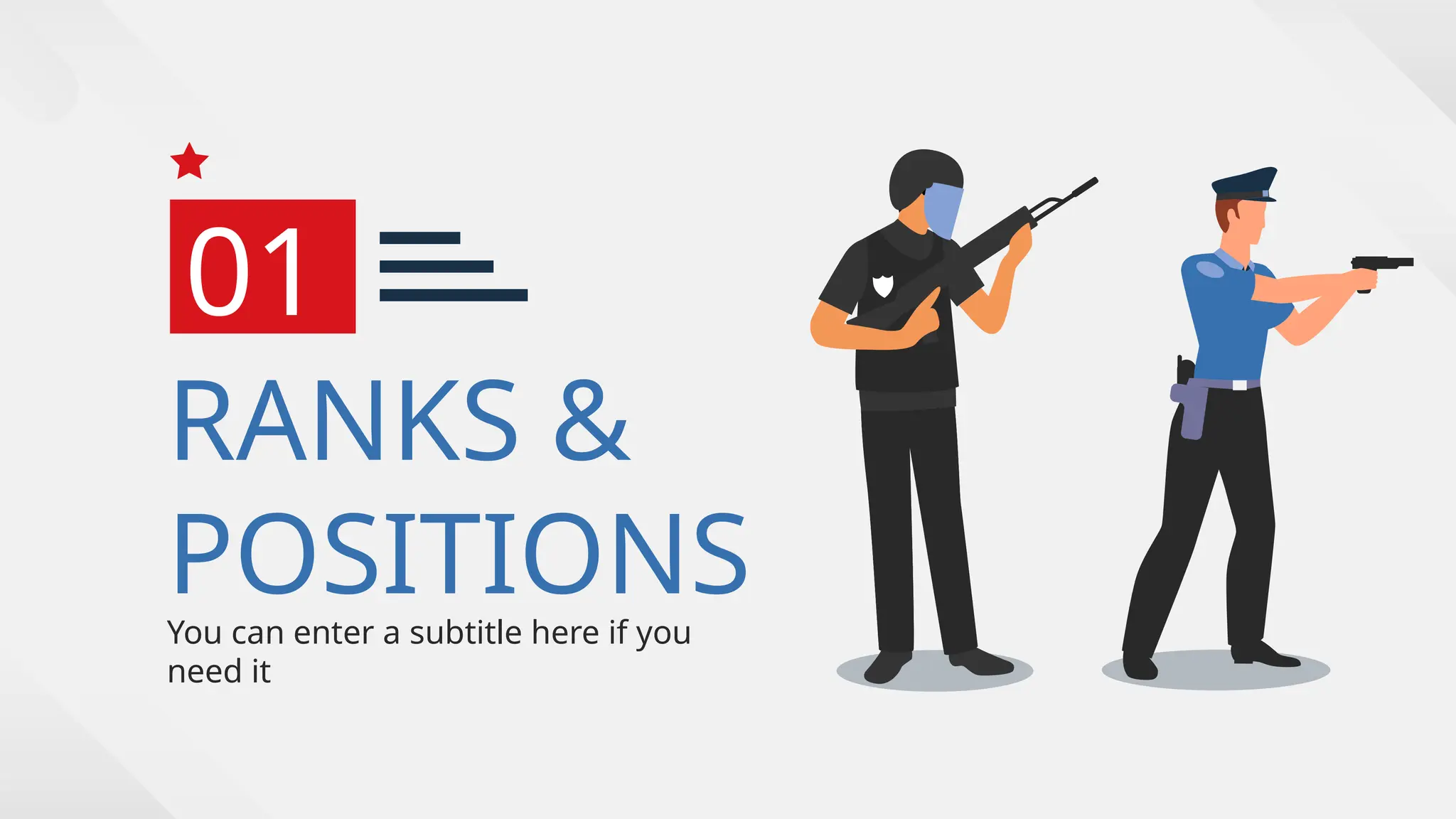 US Police Ranks_ Law Enforcement Positions by Slidesgo.pptx