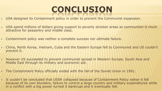 Us policy of containment of communism auto saved | PPTX