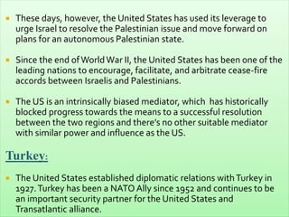 US policy towards the middle east | PPTX