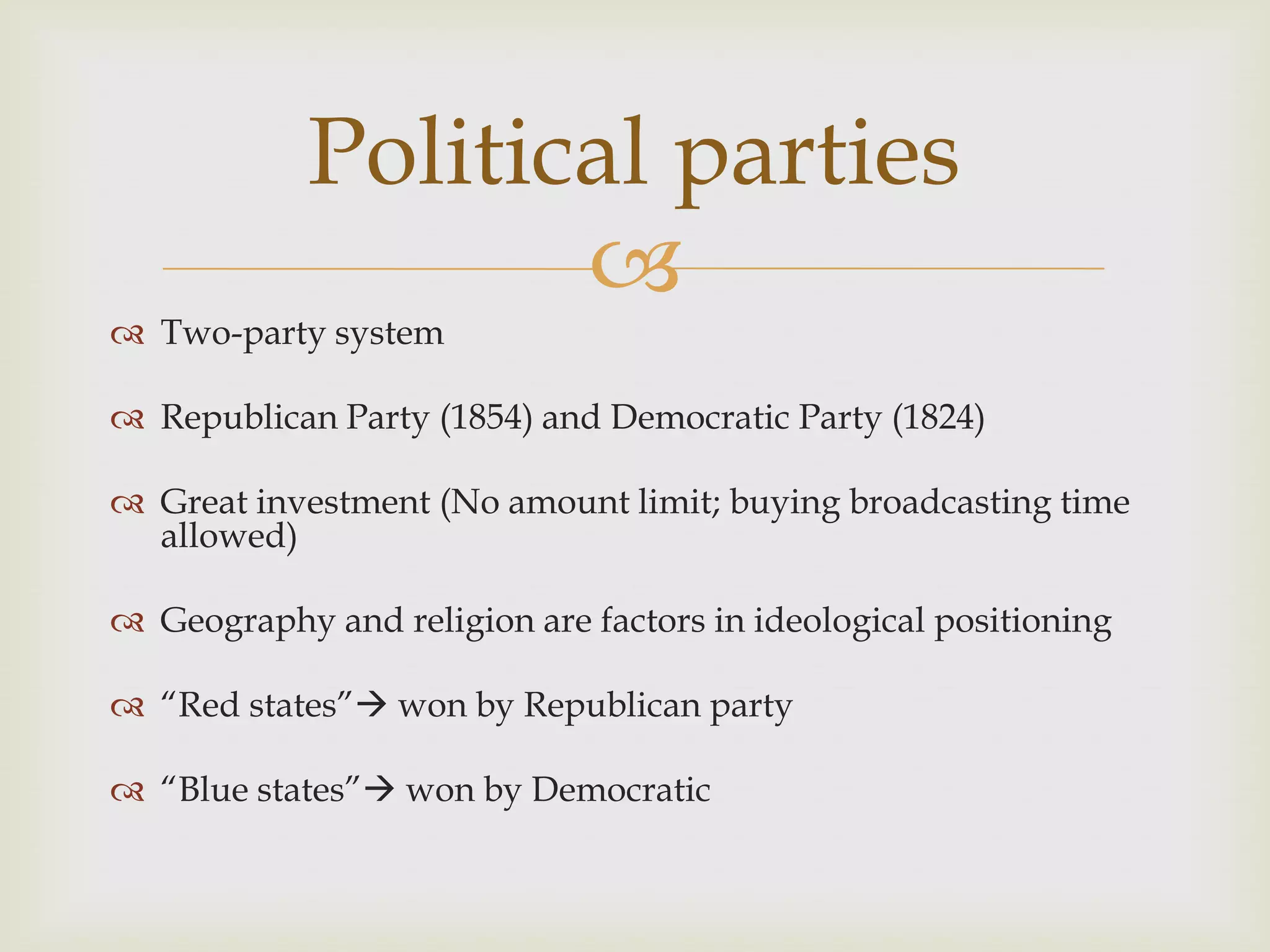 US political system | PPTX