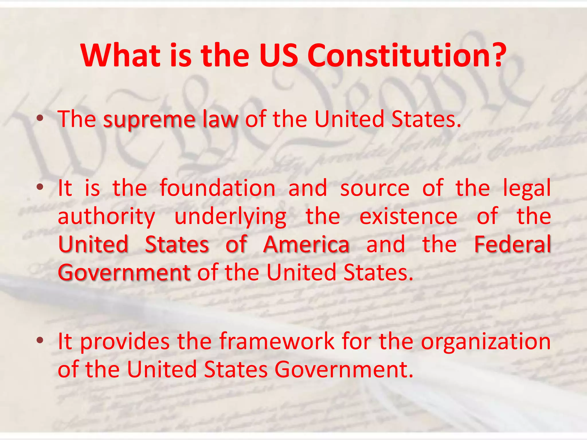 Us political system | PPT