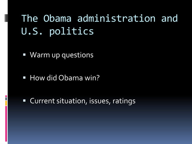 Us Politics 2010 Sd | PPT
