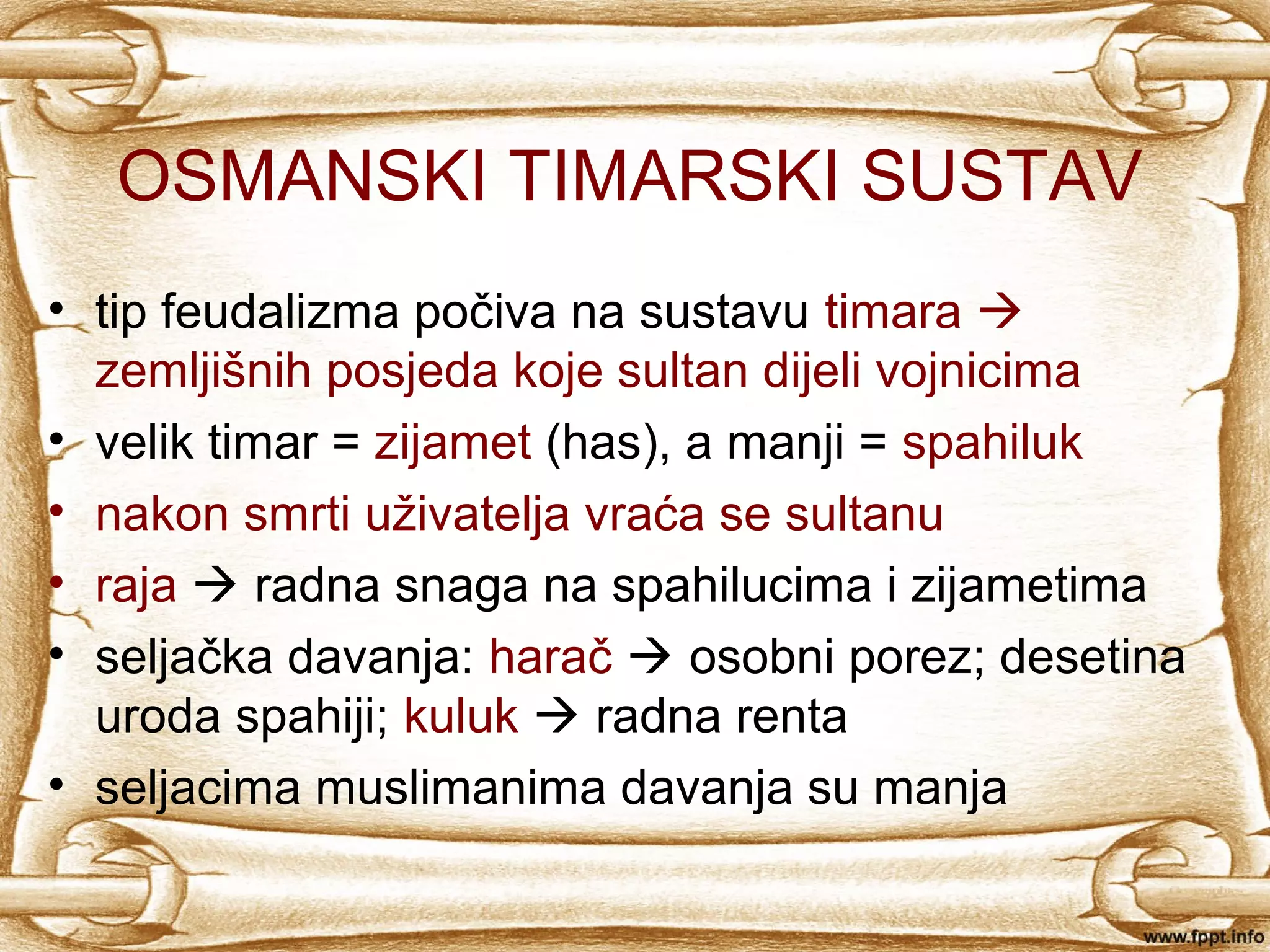 Uspon osmanskog carstva | PPT