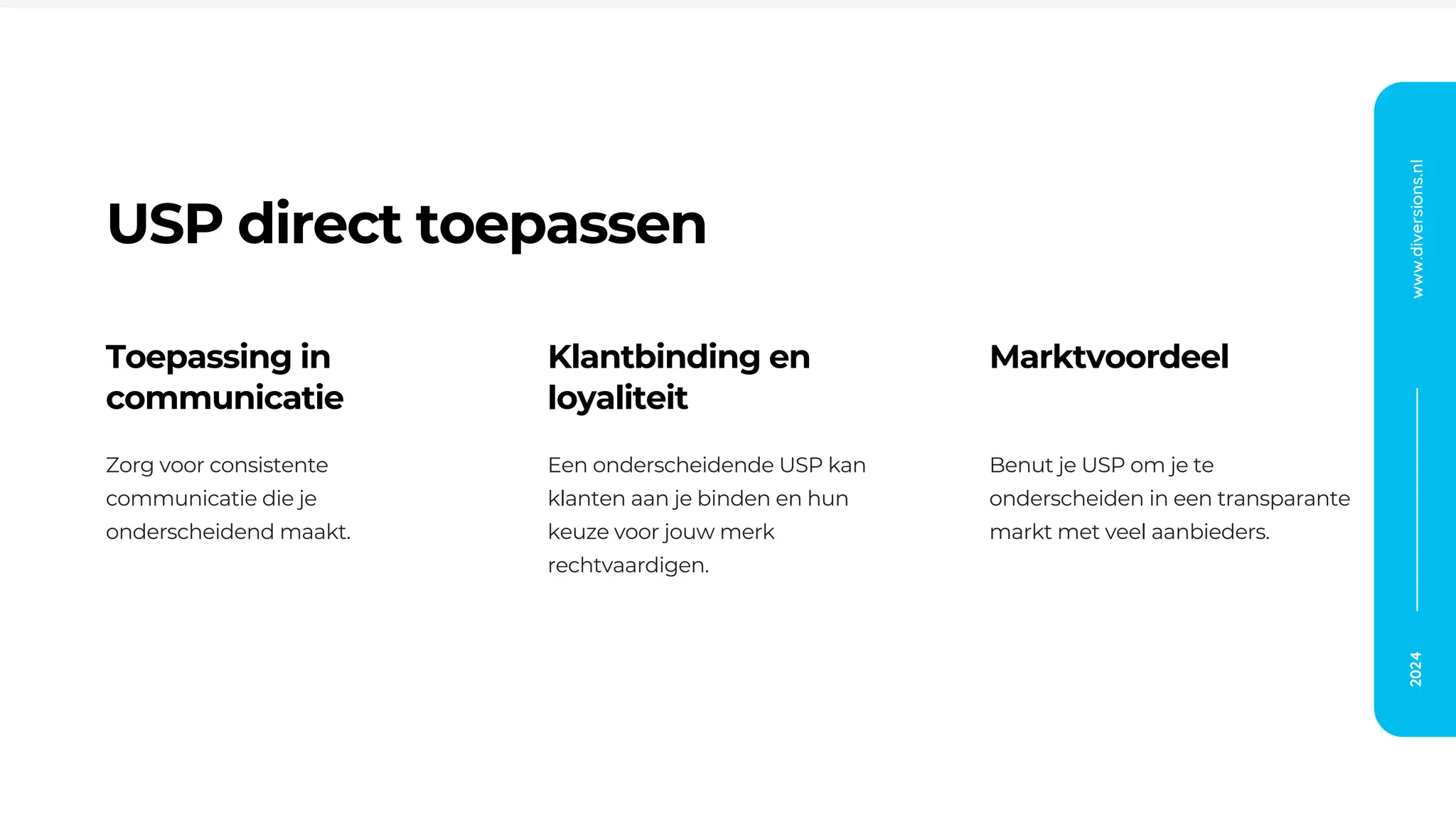 Unique Selling Points (USP): wegwijs in marketing | PPT