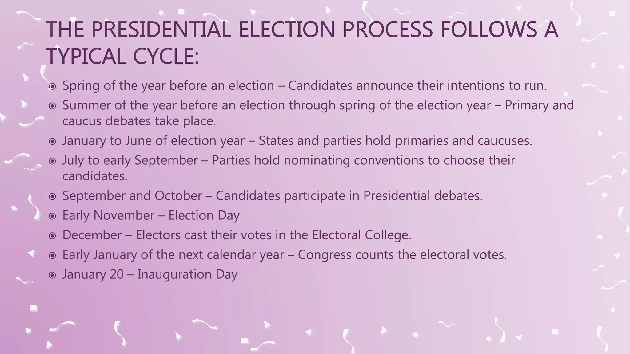 Us presidential elections | PPTX