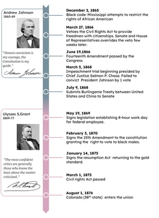 US Presidents timeline | PPTX