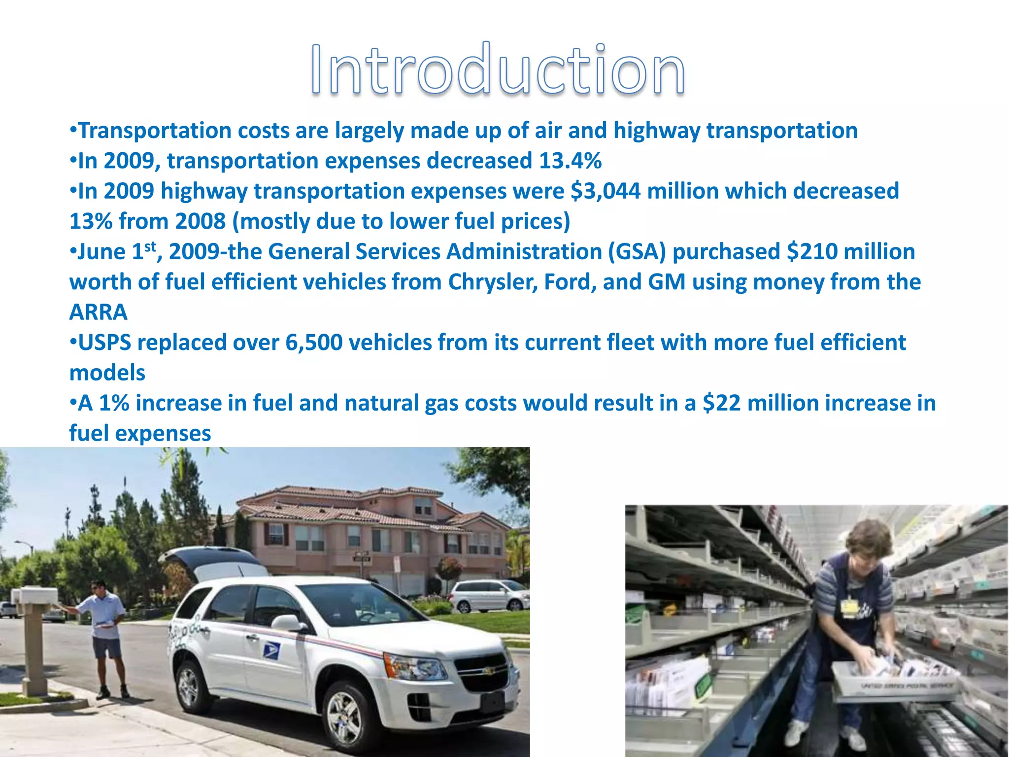 USPS - Optimizing Highway Transportation | PPTX | Logistics and ...
