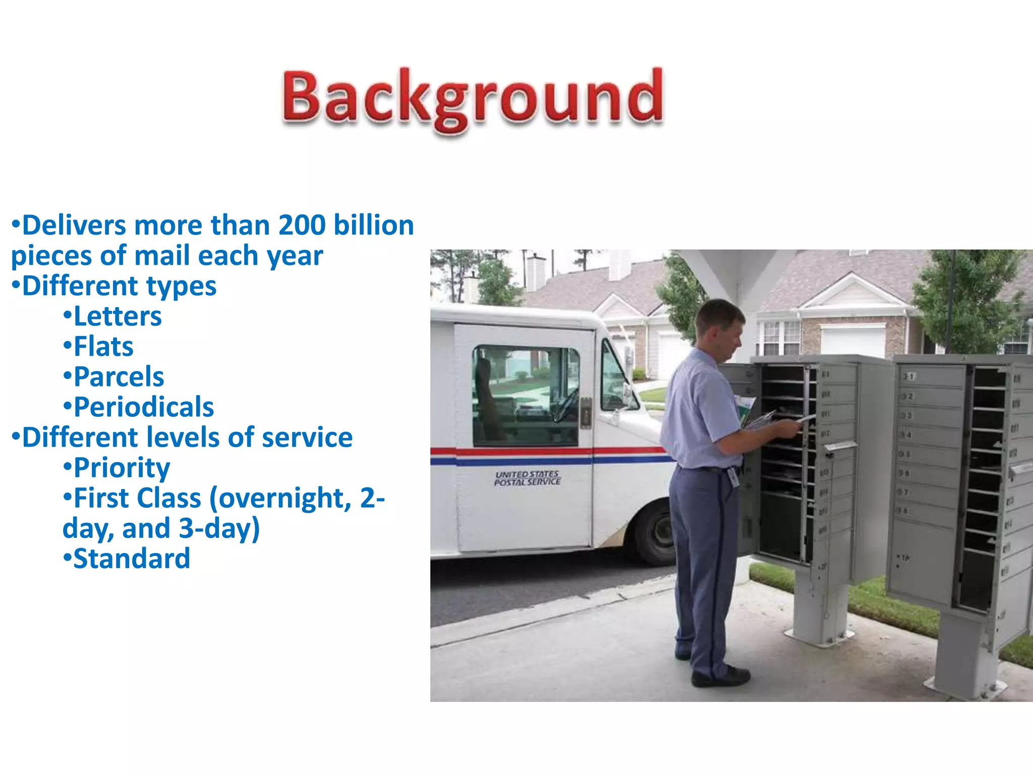 USPS - Optimizing Highway Transportation | PPTX | Logistics and ...