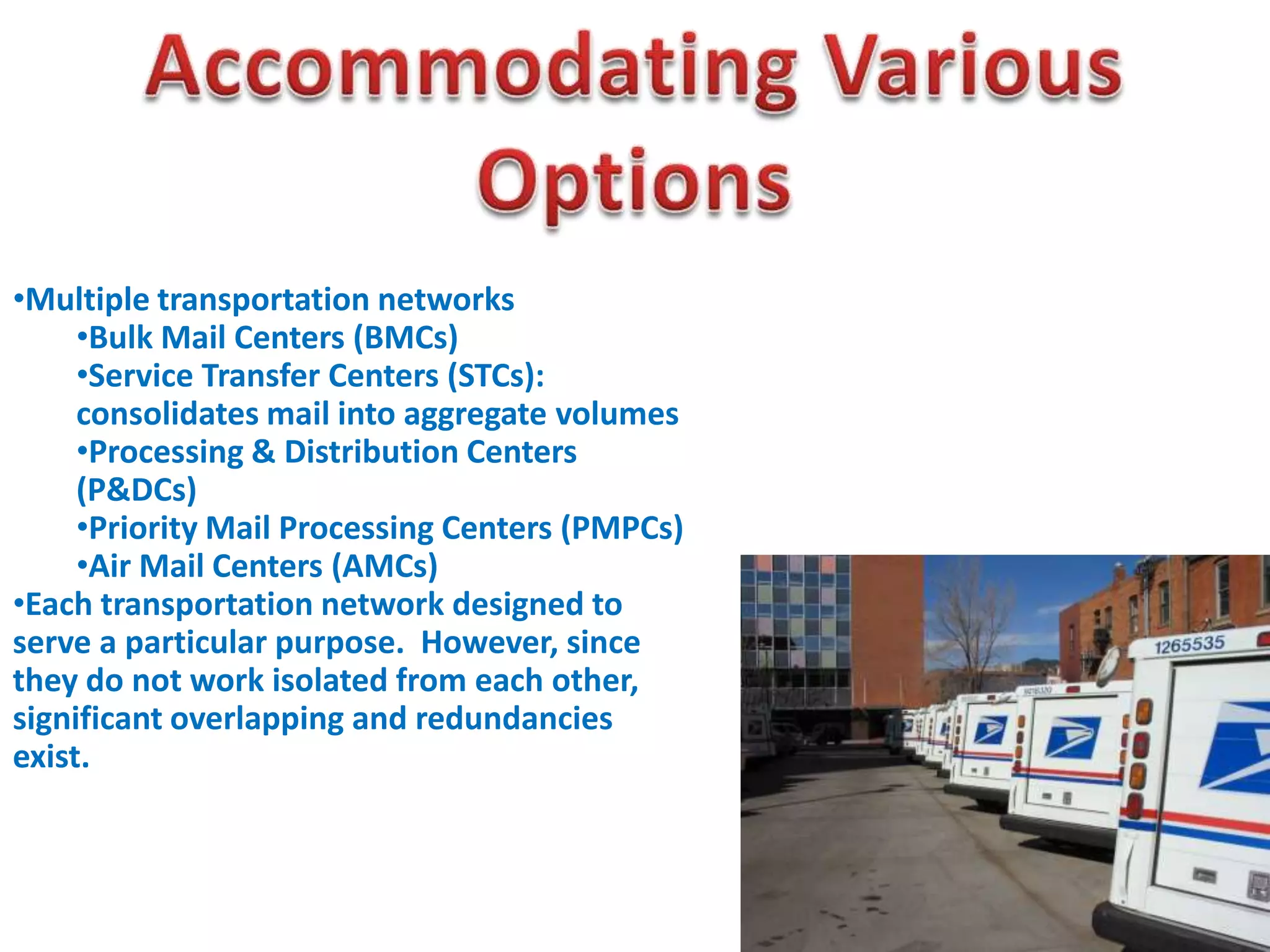 USPS - Optimizing Highway Transportation | PPTX | Logistics and ...