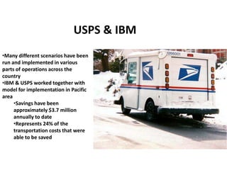 USPS - Optimizing Highway Transportation | PPTX | Logistics and ...