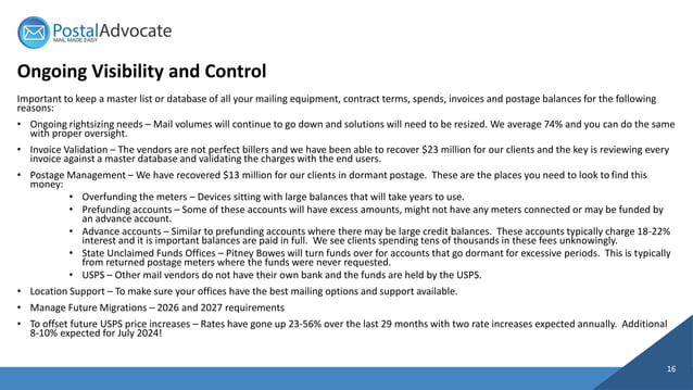 USPS® Forced Meter Migration - How to Know if Your Postage Meter Will Soon be Obsolete | PDF