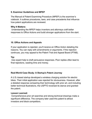 USPTO Guidelines for Patentability Assessments | InventionIP | PDF