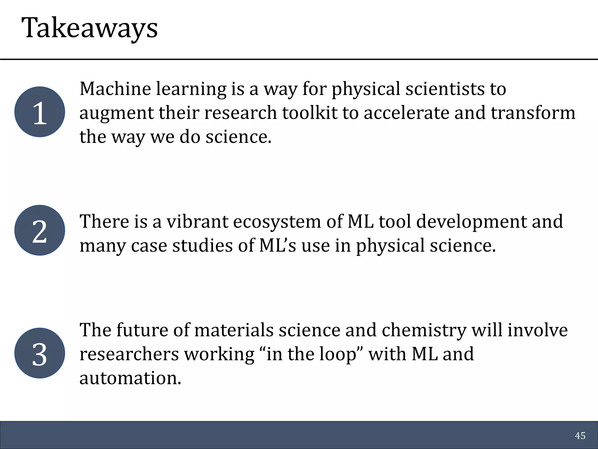 Machine Learning in Materials Science and Chemistry, USPTO, Nathan C ...