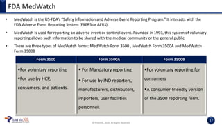 Pharmacovigilance sytem in United States of America (USA) | PPTX