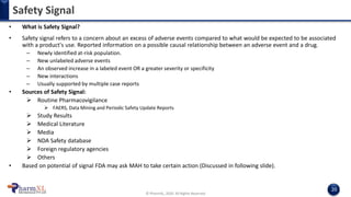 Pharmacovigilance sytem in United States of America (USA) | PPTX