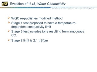 USP; Water for Pharmaceutical Purposes.ppt