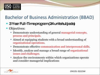 University of Southern Queensland (USQ) | PPT