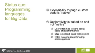 U-SQL - Azure Data Lake Analytics for Developers | PPTX