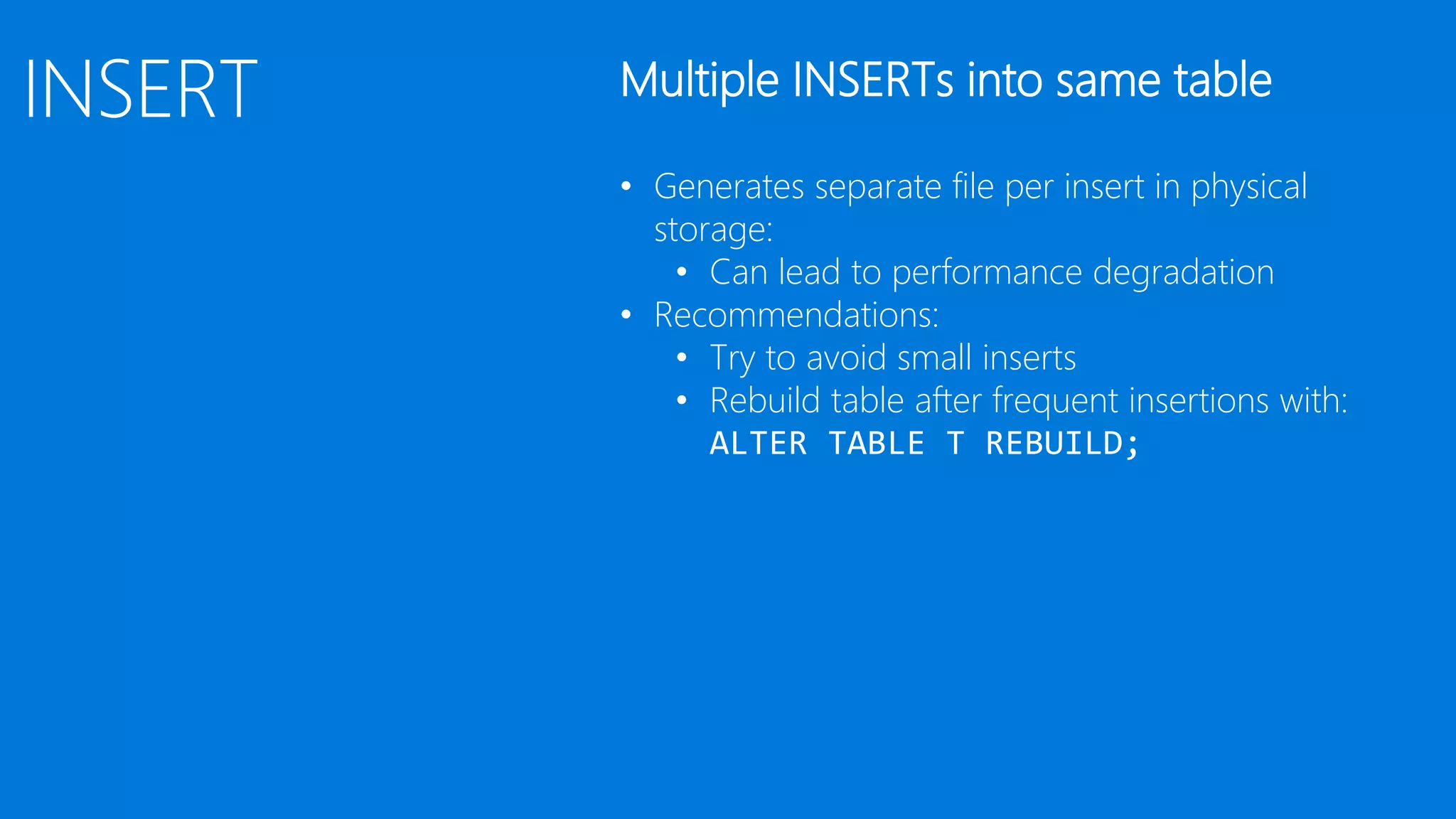 U Sql Query Execution And Performance Tuning Ppt