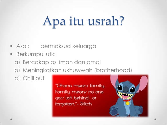 Usrah Pengenalan | PPT