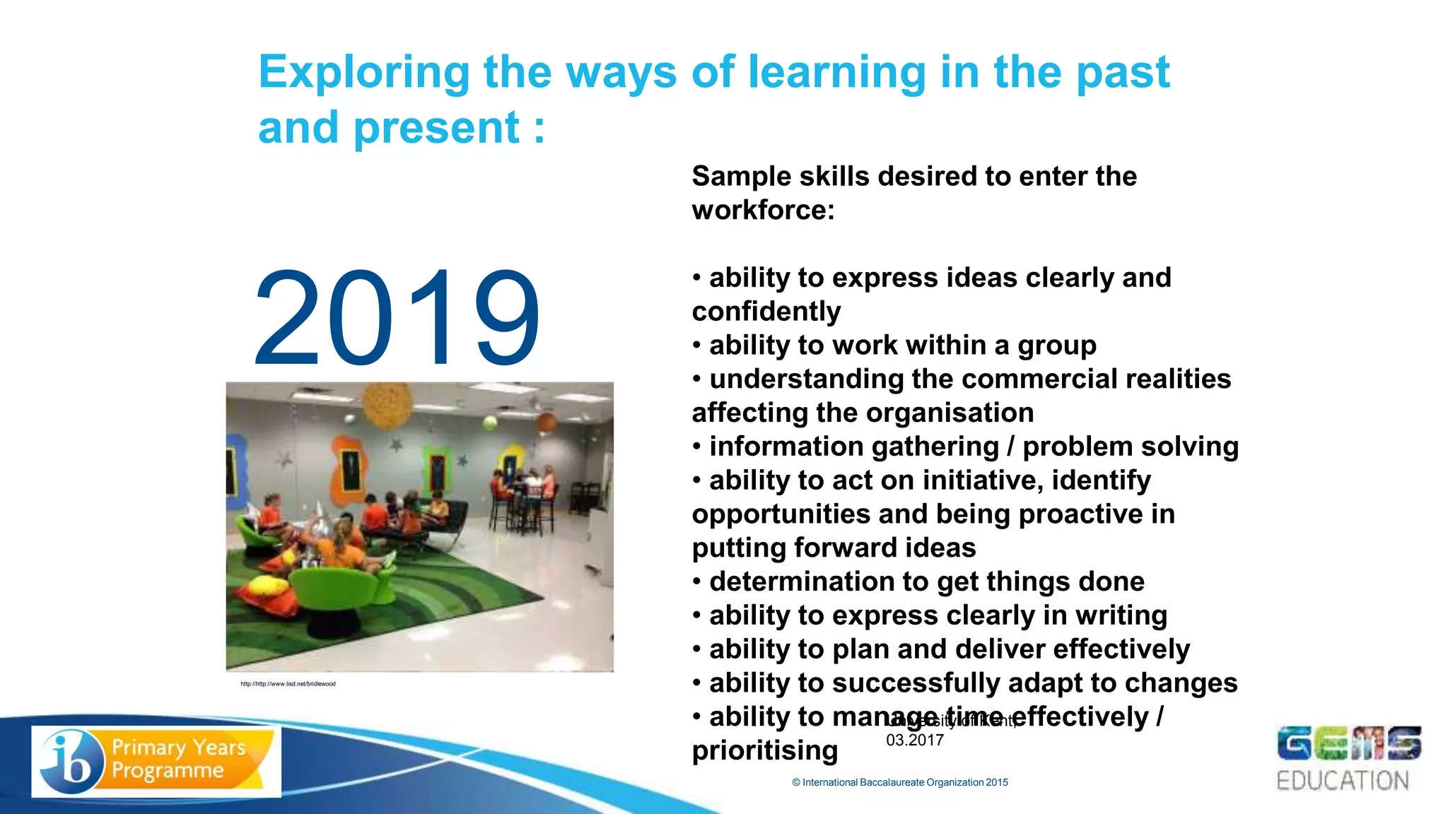 Usra Morning-IB/PYP Enhancements | PPTX