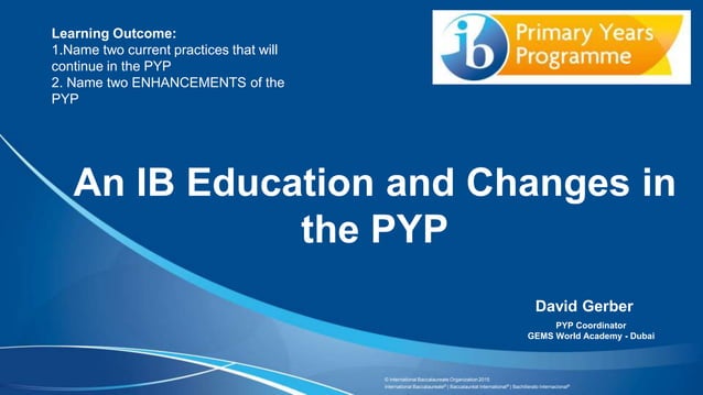 Usra Morning-IB/PYP Enhancements | PPTX