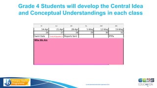 Usra Morning-IB/PYP Enhancements | PPTX