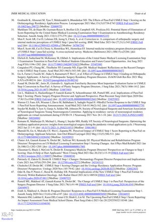 The US Residency Selection Process After the United States Medical ...