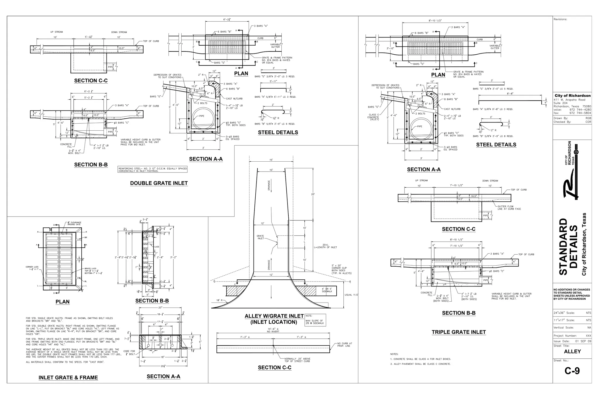 STANDARD ROAD DETAILS City of Richardson, Texas City USA | PDF