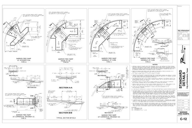 STANDARD ROAD DETAILS City of Richardson, Texas City USA | PDF