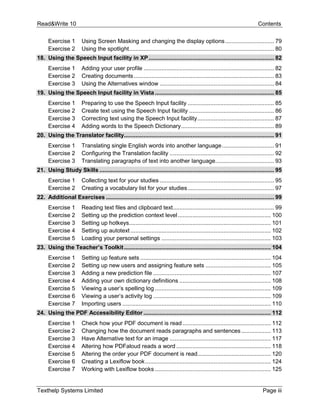 Read & Write Gold Training Guide | PDF