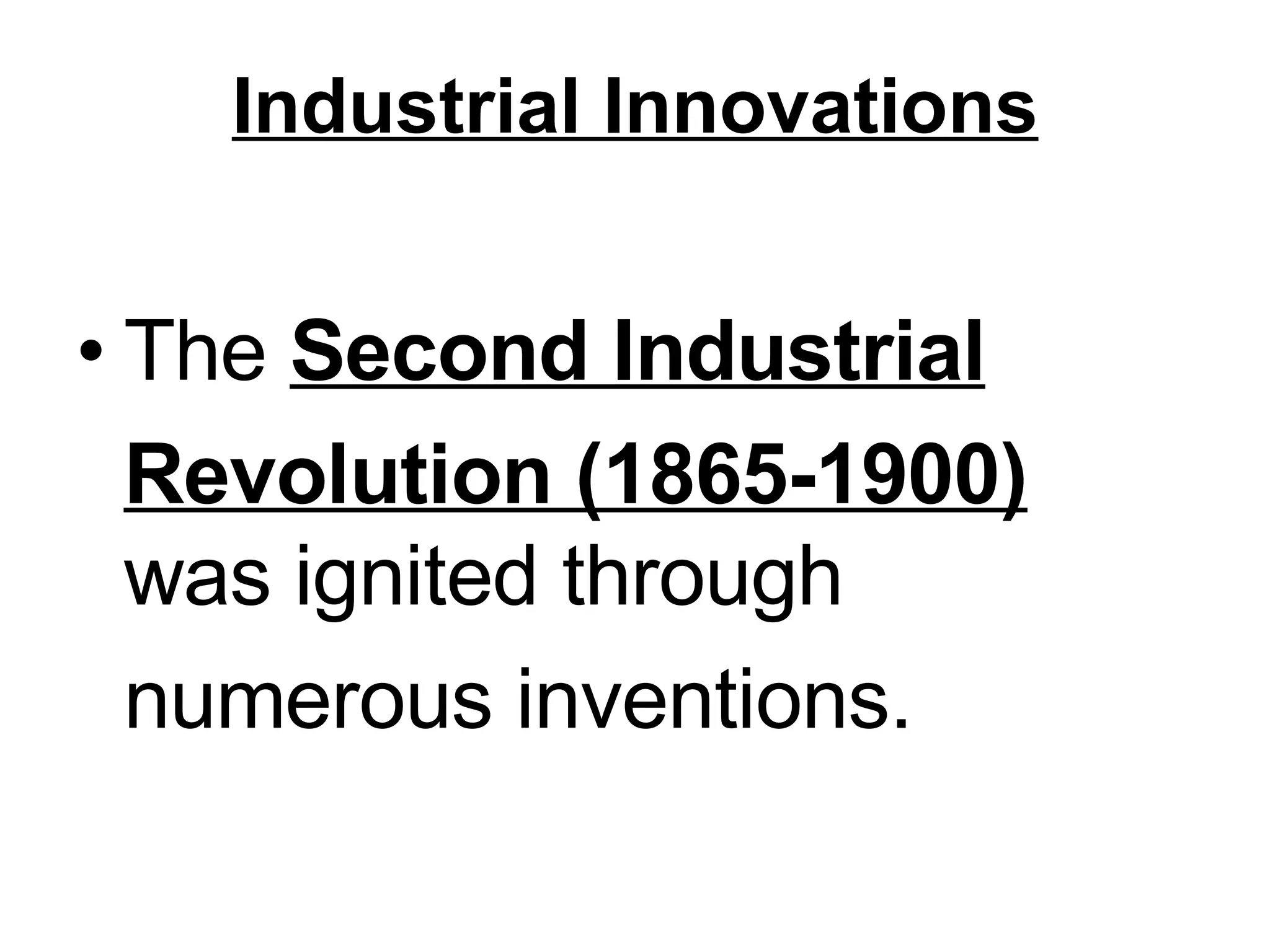 Us Second Industrial Revolution2 | PPT