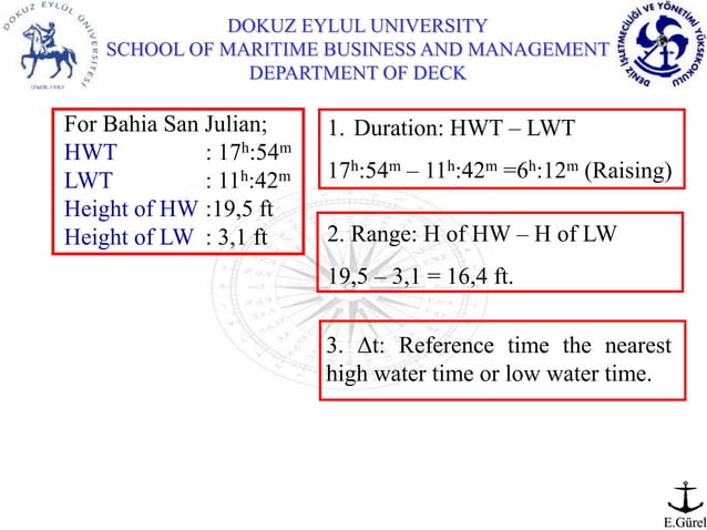 Us secondary - tide calculation | PPT
