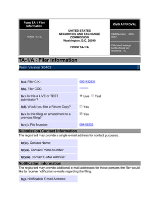 USSEC Report | PDF | Business Accounting & Finance | Business