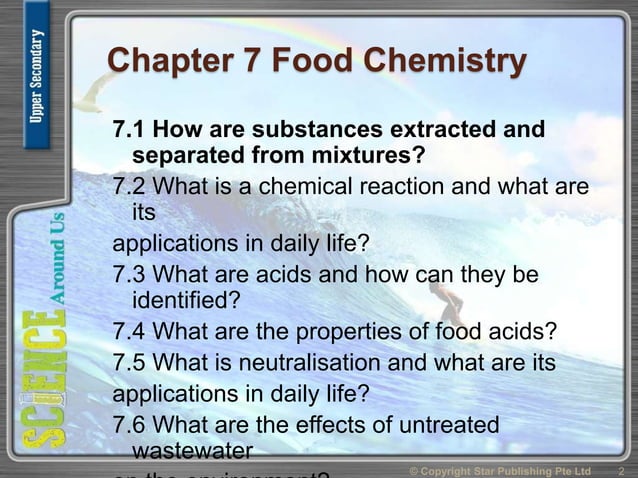 Uss module 5 chpt 7 Food Chemistry | PPT