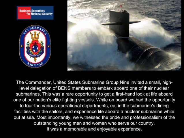 Uss Nebraska Submarine Embark November2008 | PDF