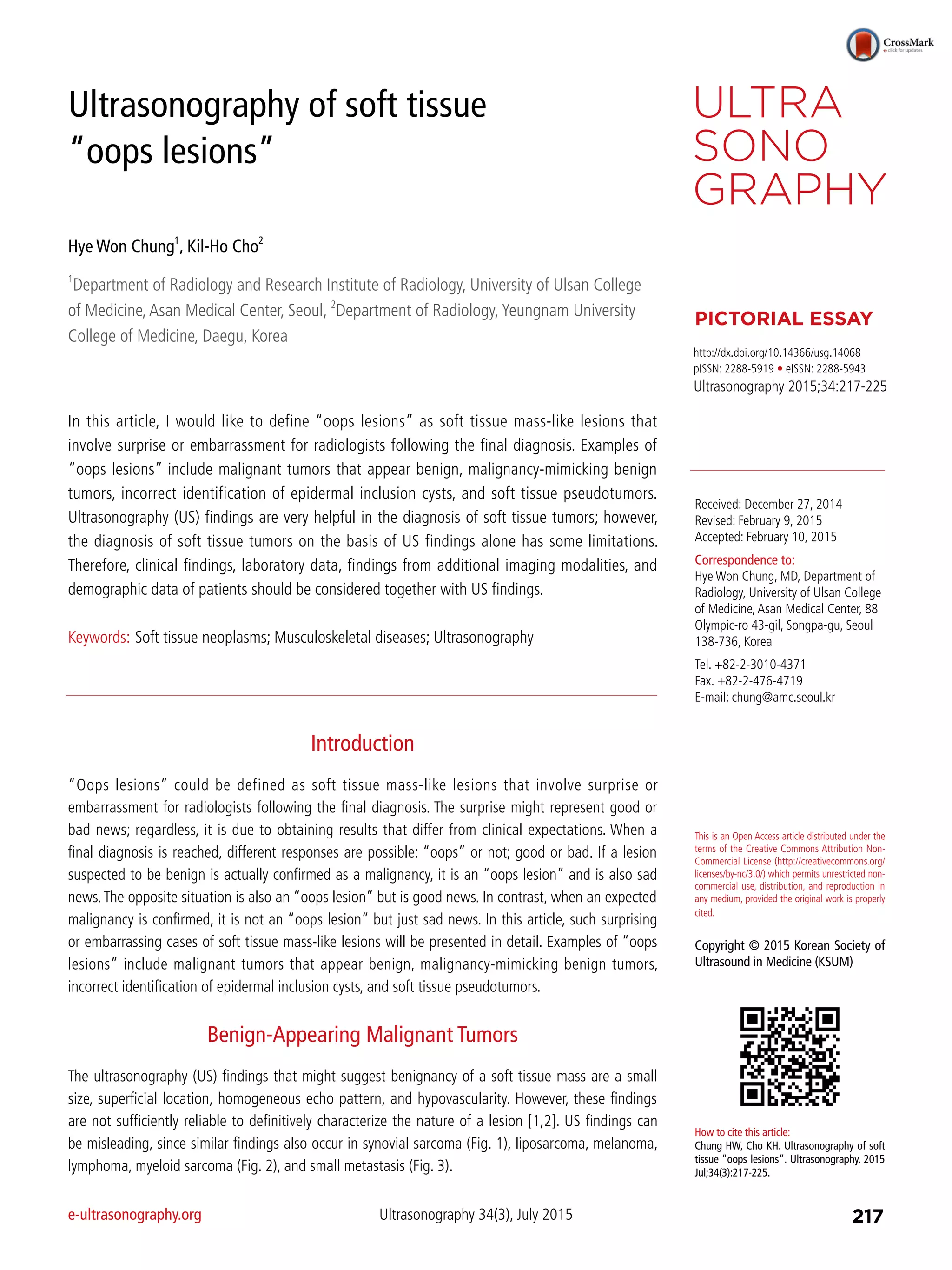 Diagnostic Ultrasound soft tissue | PDF