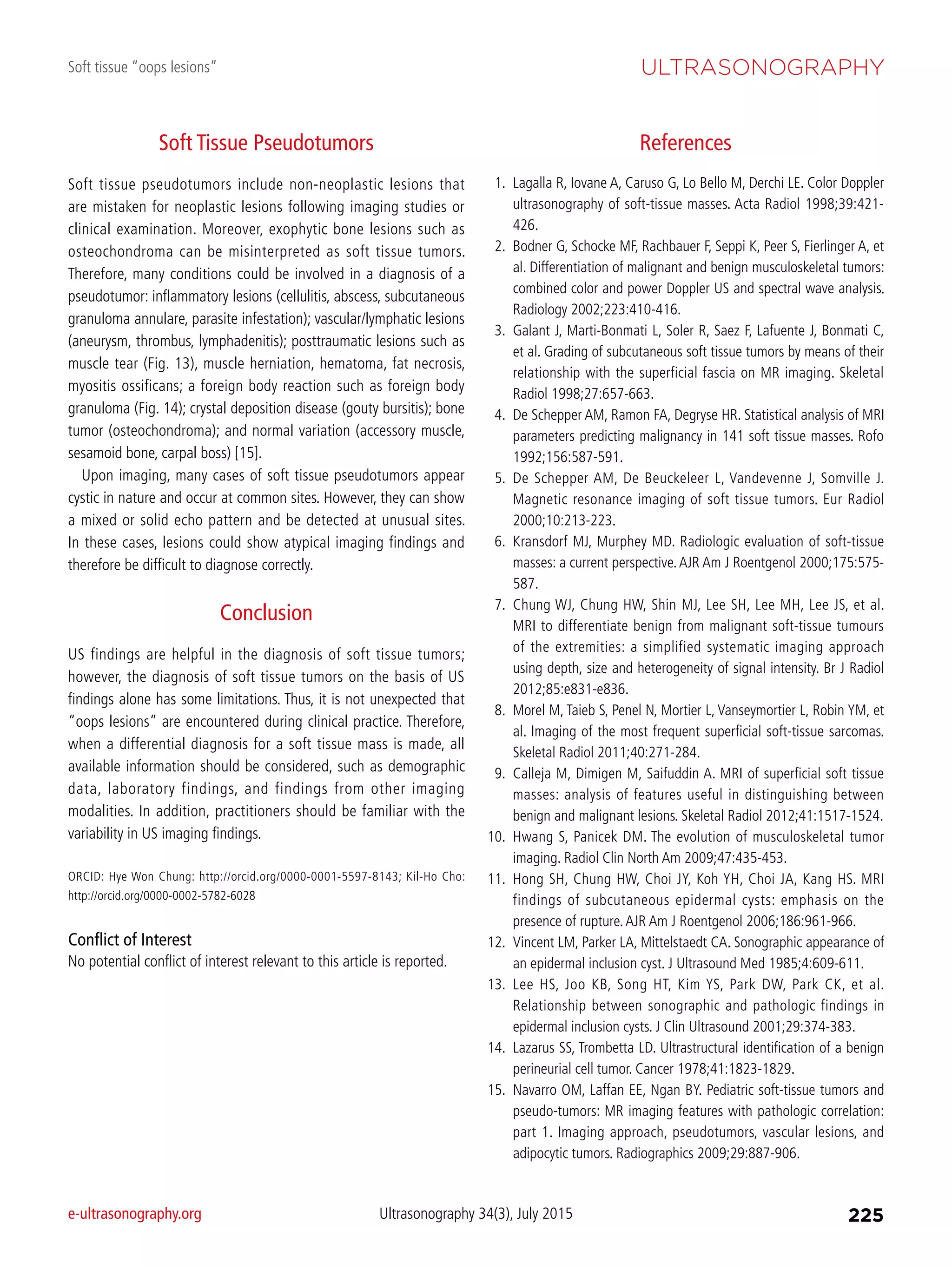 Diagnostic Ultrasound soft tissue | PDF