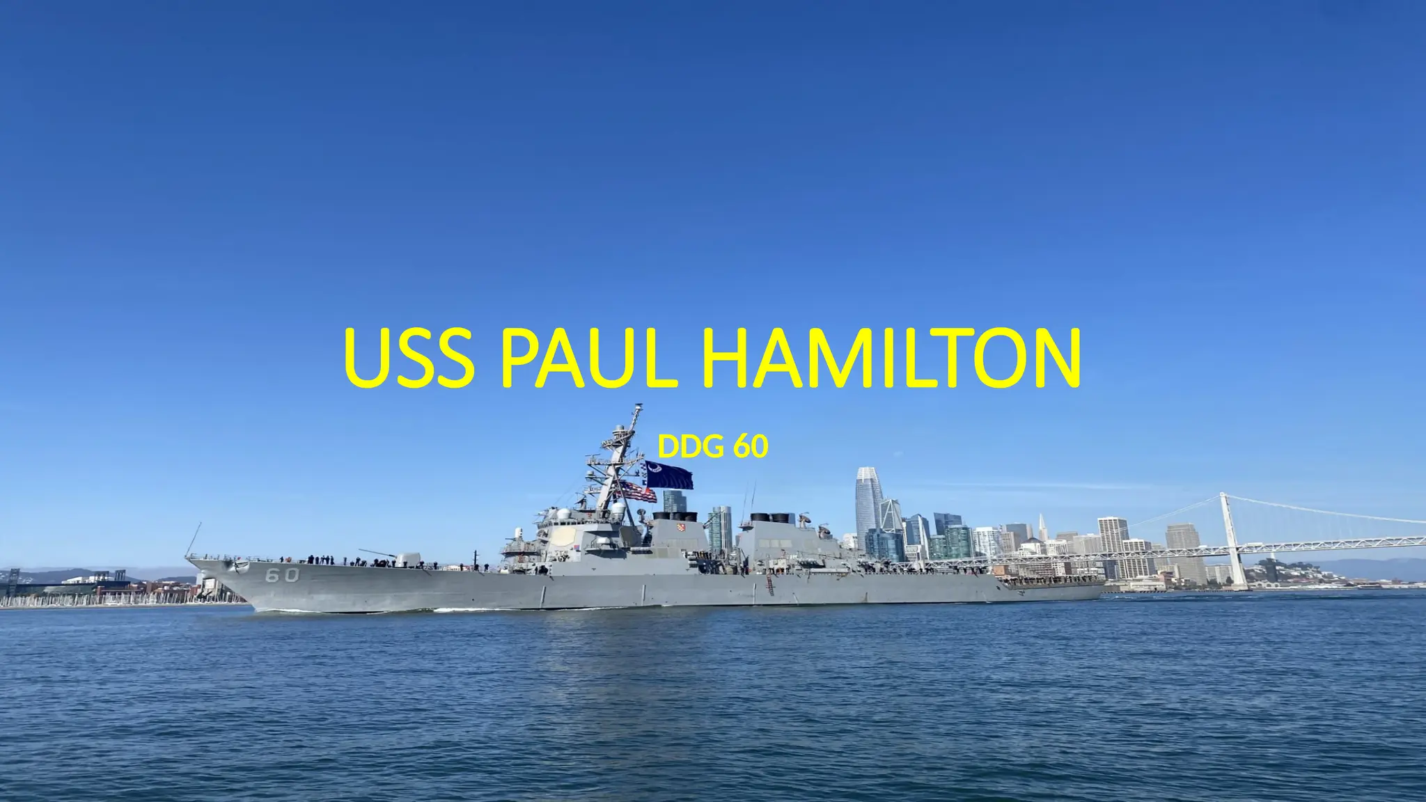 USS PAUL HAMILTON navio da marinha americana | PPT