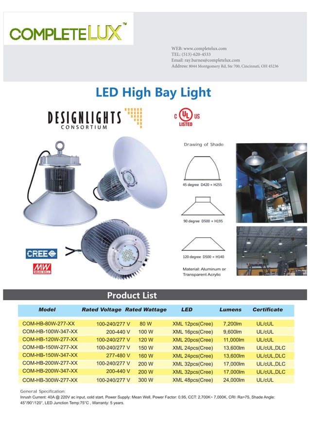LED Catalog and Spec Sheets | PDF