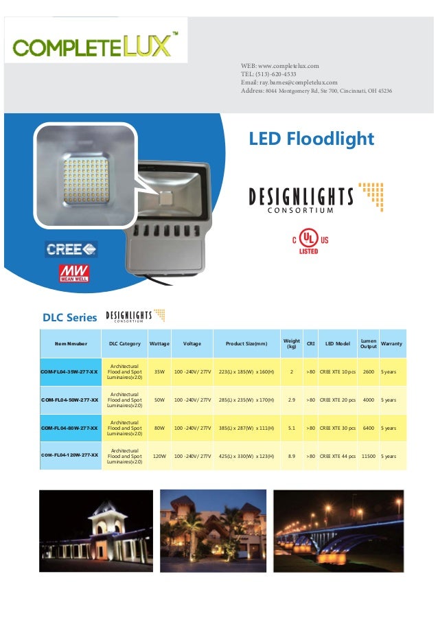 LED Catalog and Spec Sheets