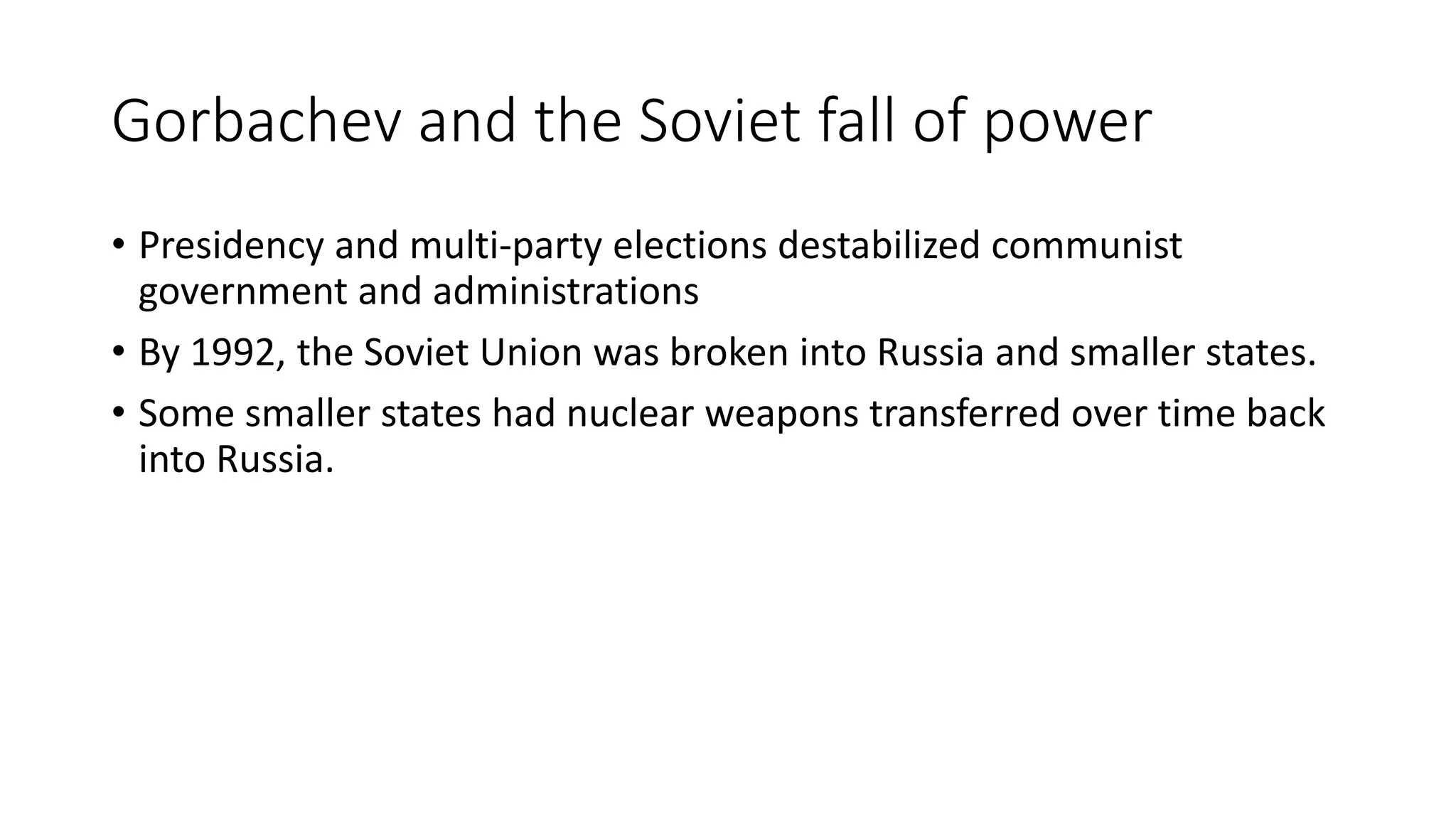 Rise and fall of USSR | PPTX