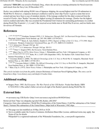 USS Rasher Submarine. | PDF