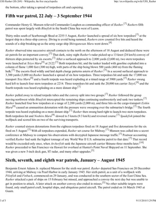 USS Rasher Submarine. | PDF