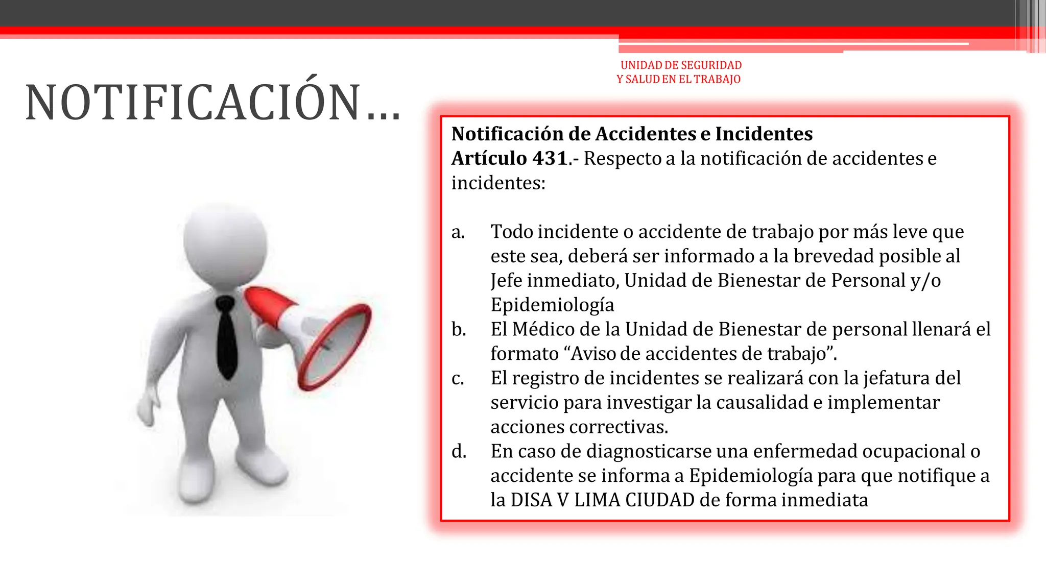 USST Resumen Reglamento Interno para la seguridad y salud en el trabajo ...